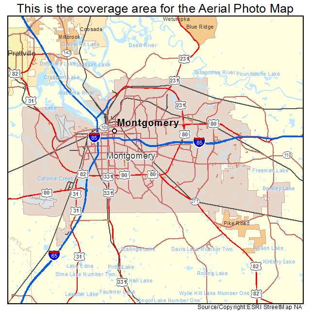 Aerial Photography Map Of Montgomery AL Alabama Aerial Photography Map Of Montgomery AL Alabama