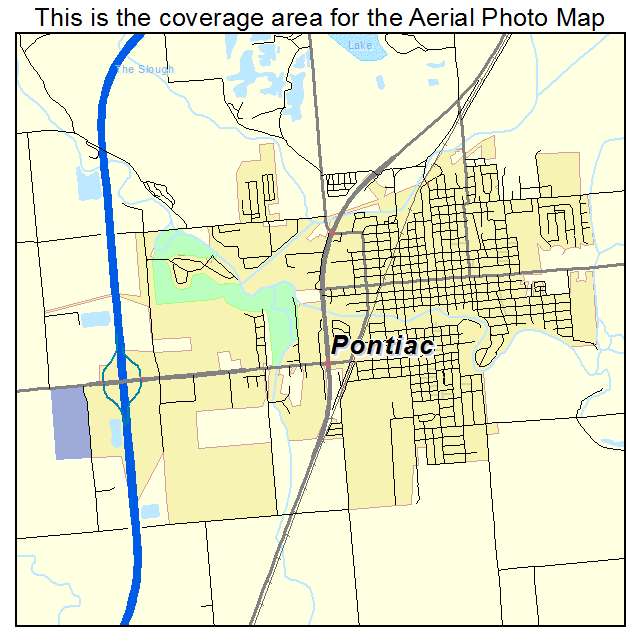 Aerial Photography Map Of Pontiac IL Illinois Aerial Photography Map Of Pontiac IL Illinois