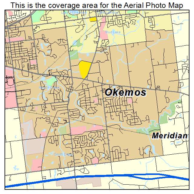 Aerial Photography Map Of Okemos MI Michigan Aerial Photography Map Of Okemos MI Michigan