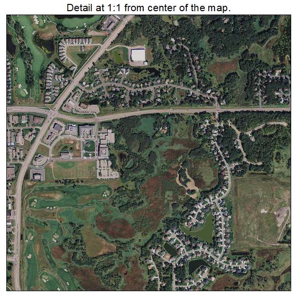 Aerial Photography Map Of Blaine MN Minnesota