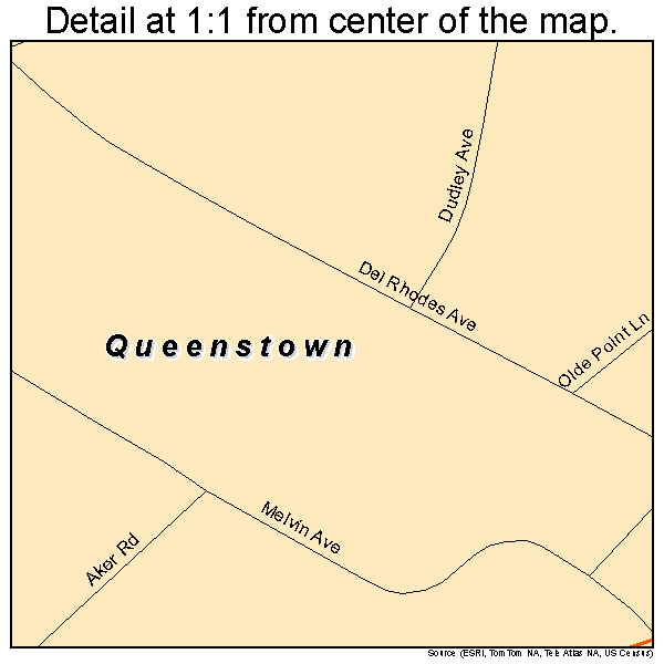 Queenstown Md Map Queenstown Md Map