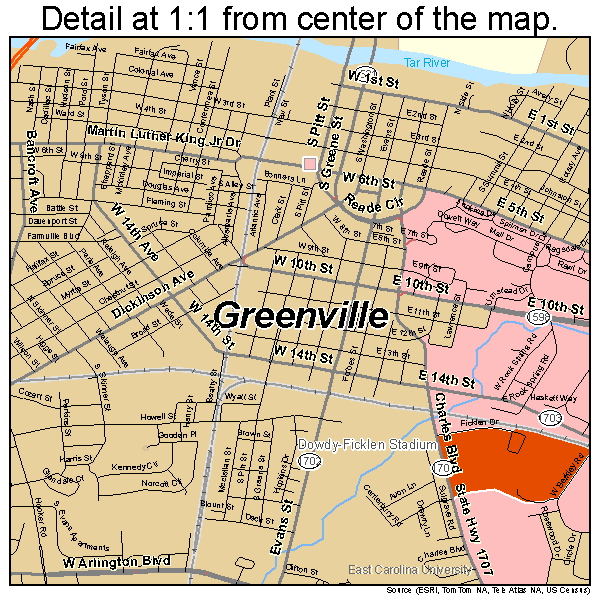 Greenville Nc Map World Map 07