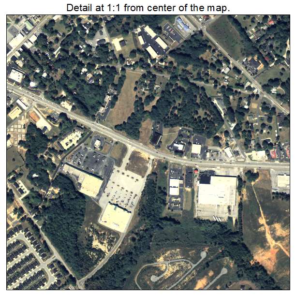 Aerial Photography Map Of Loganville GA Georgia